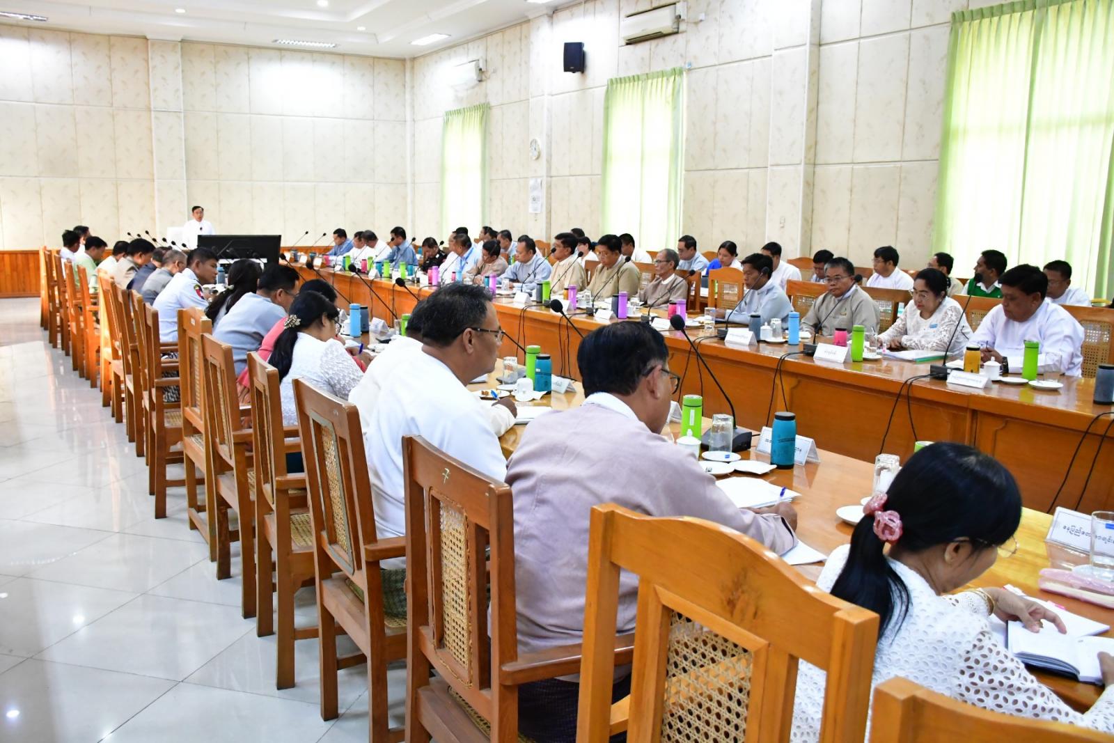 နေပြည်တော်ကောင်စီဥက္ကဋ္ဌ ဦးသန်းထွန်းဦး နေပြည်တော်အတွင်း နွေစပါးစိုက်ပ
